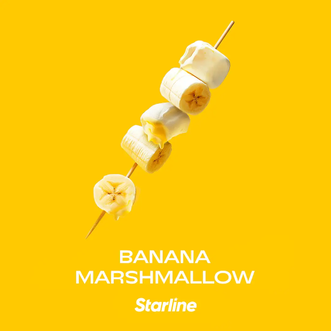 Starline - Banana Marshmallow 200g | Shisha Virus | Shisha Tobacco in ...
